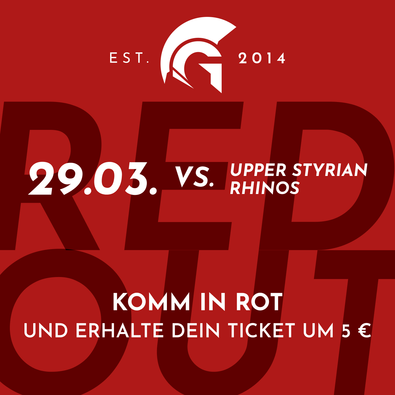 Season Opener mit RED OUT - Gladiators